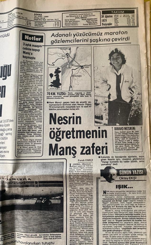 Cumhuriyet tarihine adını altın harflerle yazdıran kadın: Nesrin Olgun ...