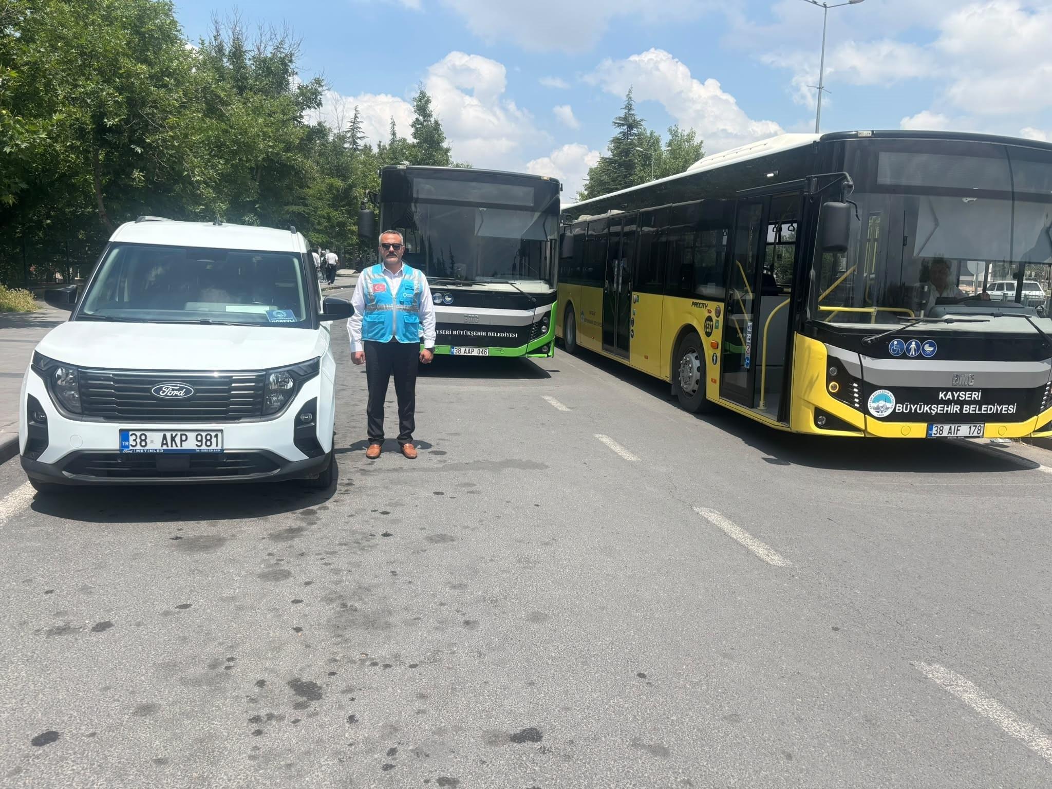 Büyükşehir Belediyesi ekipleri, öğrencileri sınava yetiştirdi - Kayseri ...