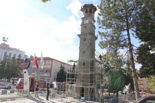 Tarihi Sungurlu saat kulesi restore ediliyor - Kültür Haberleri
