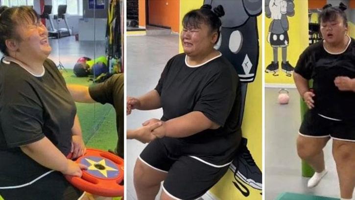 En hızlı şekilde 90 kilo vermek istedi! Sosyal medya fenomeni fitness ...