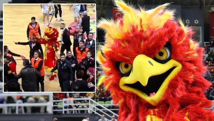Yeni maskot ilk maçında olay çıkardı - Gündem Haberleri