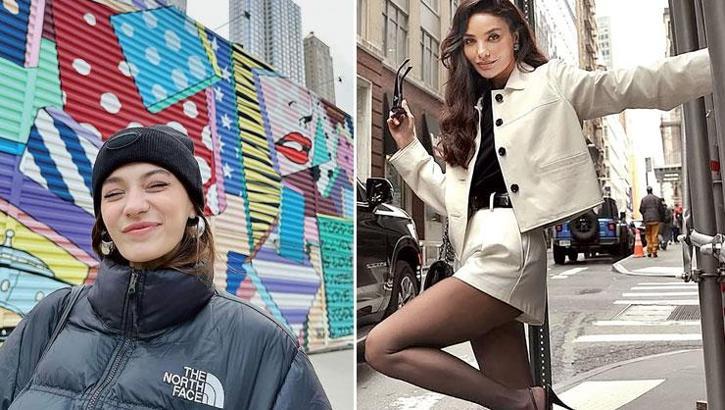 Ünlüler New York'ta! Hem alışveriş hem müzikal keyfi - Magazin Haberleri