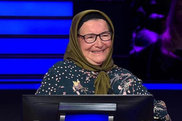 80 yaşındaki Azize Vatansever, 'Kim Milyoner Olmak İster' yarışmasında ...