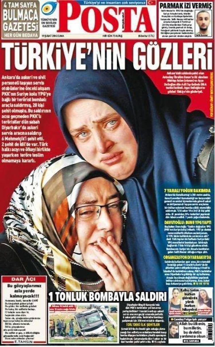 Yılın en iyi manşeti yine POSTA'dan - Gündem Haberleri - Sayfa 6