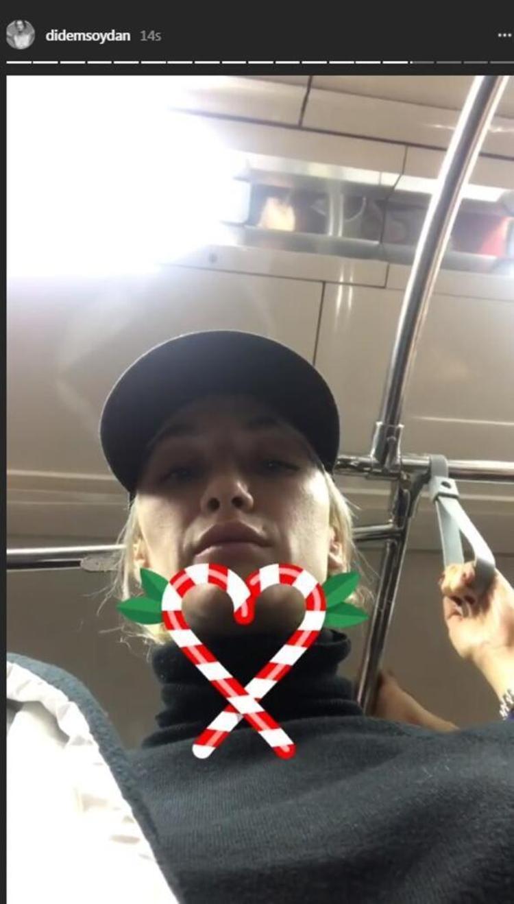 Hande Ataizi sevgilisi Dinç Aydoğdu ile halk otobüsünde görüntülendi ...