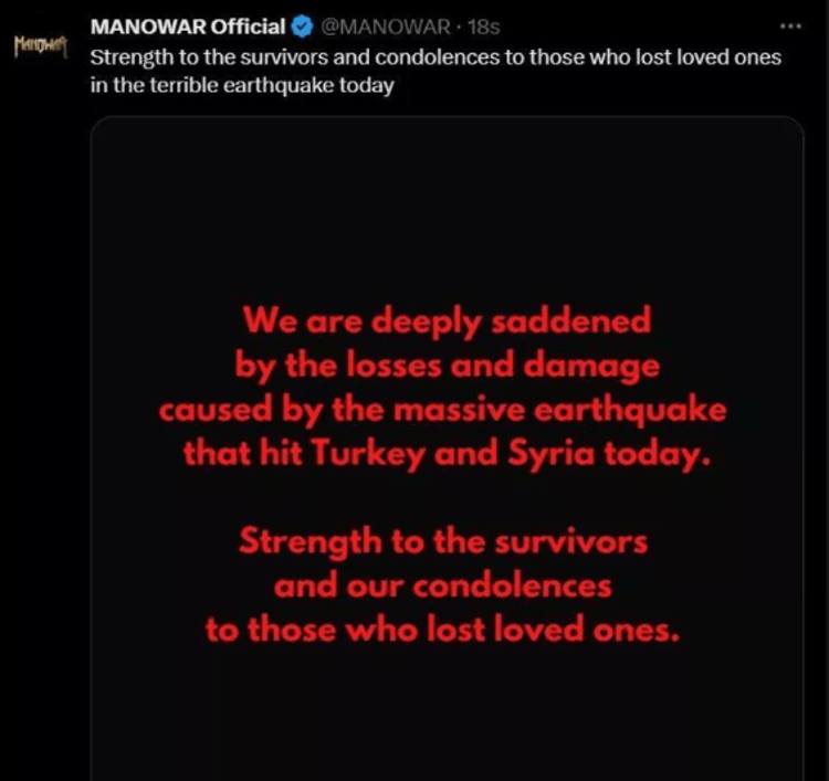 Dünyaca ünlü sanatçılardan Türkiye'ye taziye ve destek mesajı - Magazin ...