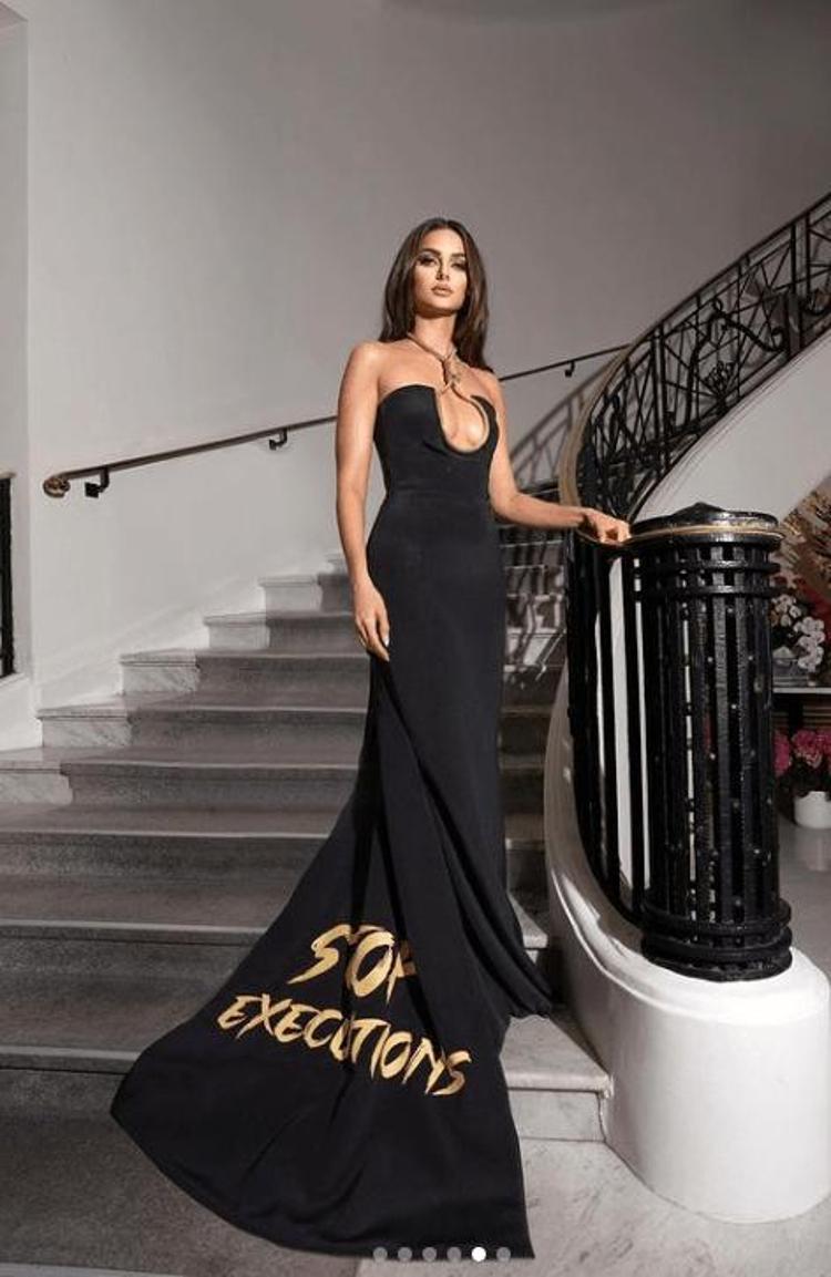 İranlı model Mahlagha Jaberi'den 'idam ilmeği' protestosu! - Magazin ...