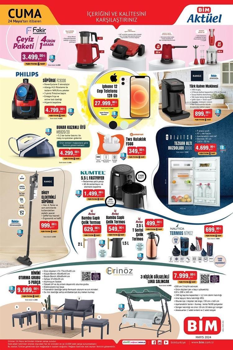 BİM 24 Mayıs kataloğu 2024: BU Cuma BİM’de Türk kahvesi makinesi ...