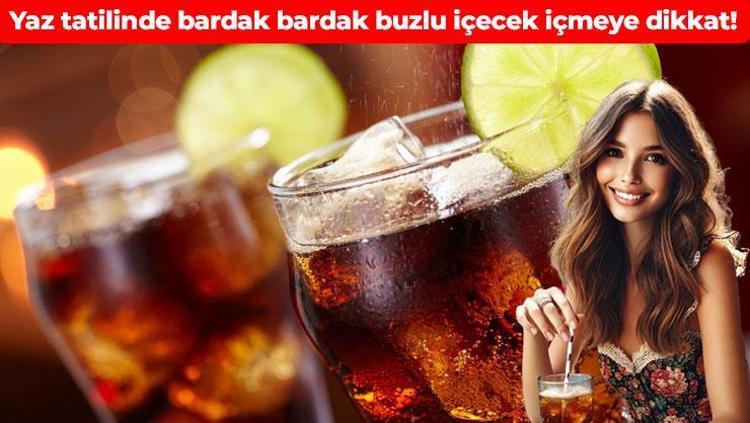 Yazın hepimiz bardak bardak içiyoruz ama uzmanı uyardı! Bol buzlu ...