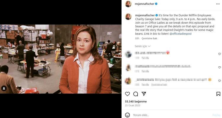 The Office dizisinin yıldızı Jenna Fischer, kanseri atlattığını itiraf ...