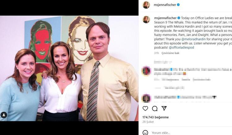 The Office dizisinin yıldızı Jenna Fischer, kanseri atlattığını itiraf ...