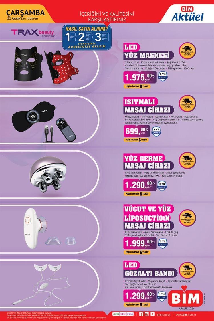 BİM AKTÜEL ÜRÜNLER 11 ARALIK ÇARŞAMBA KATALOĞU: No frost buzdolabı, LED ...