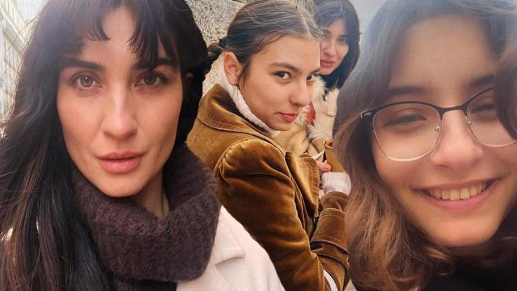 Tuba Büyüküstün'ün ikiz kızları Toprak ve Maya 13 yaşına girdi ...