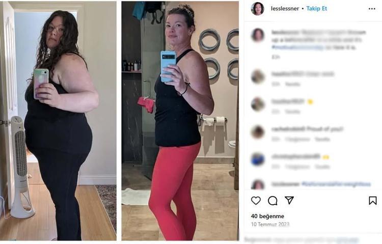 Tam 61 kilo birden verdi! 159 kilodan 98'e düştü: Mum gibi erimenin ...