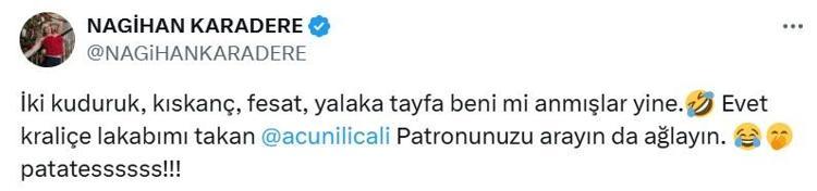Hakan Hatioğlu'nun sözleri Nagihan Karadere'yi çıldırttı! 'Kıskanç ...
