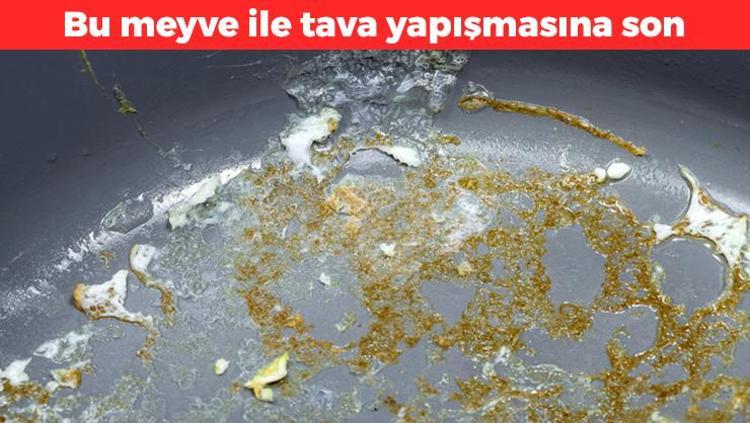 Bu meyve ile yiyecekler tavaya yapışmıyor! Pişirmeden önce tavaya ...