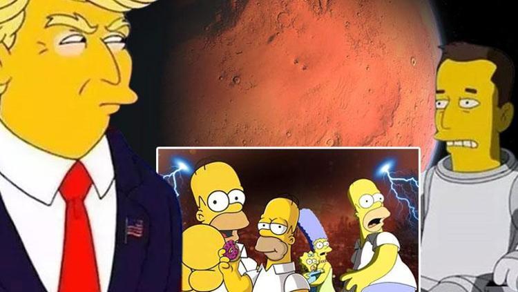 Çizgi dizi değil adeta kehanet kitabı! The Simpsons'tan Musk ve Trump'a ...