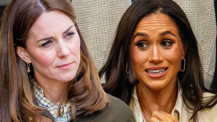 Kate Middleton ve Meghan Markle arasındaki savaşı okyanus bile ...