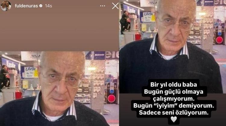 Babasını kaybedeli 1 sene oldu! Fulden Uras'tan duygulandıran paylaşım ...