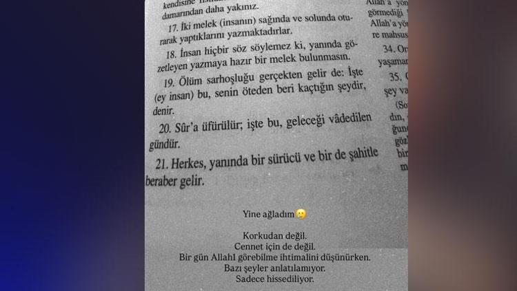 Şeyma Subaşı'ndan dualı paylaşım! 'Yine ağladım' - Magazin Haberleri ...