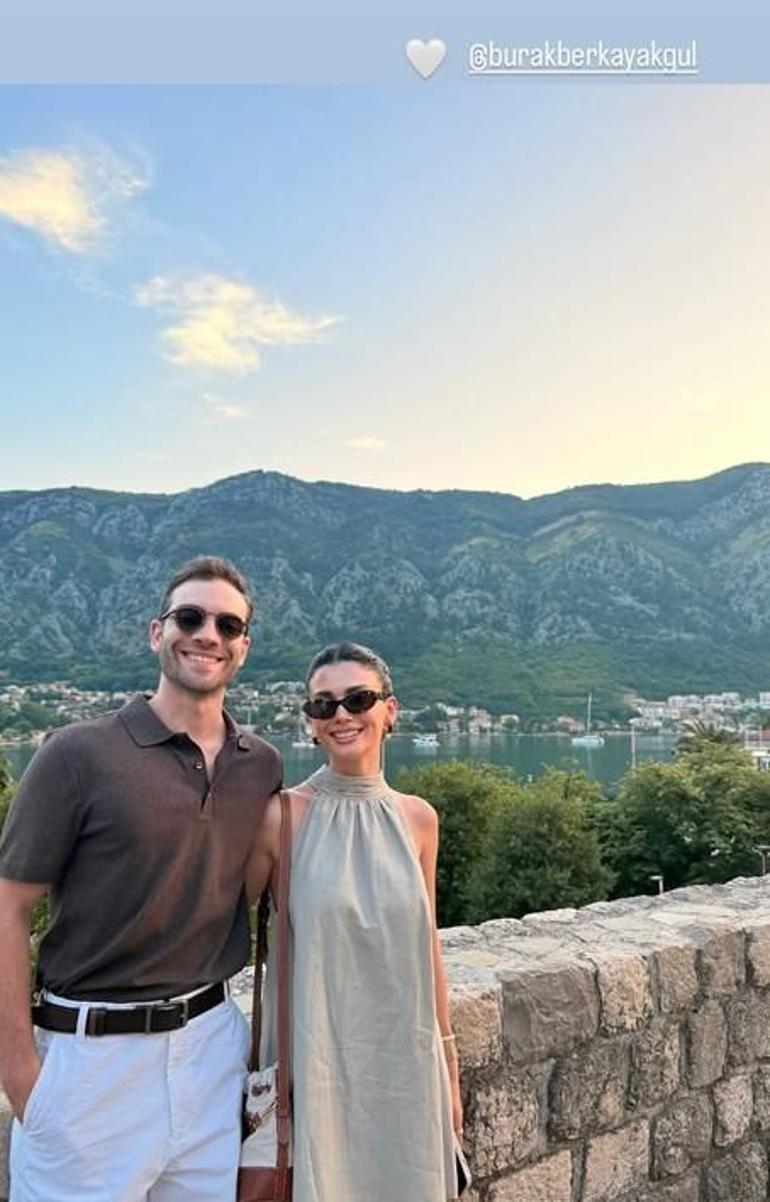 Burak Berkay Akgül ve Özge Yağız’dan Karadağ tatili! Aşk dolu paylaşımlar peş peşe geldi ...
